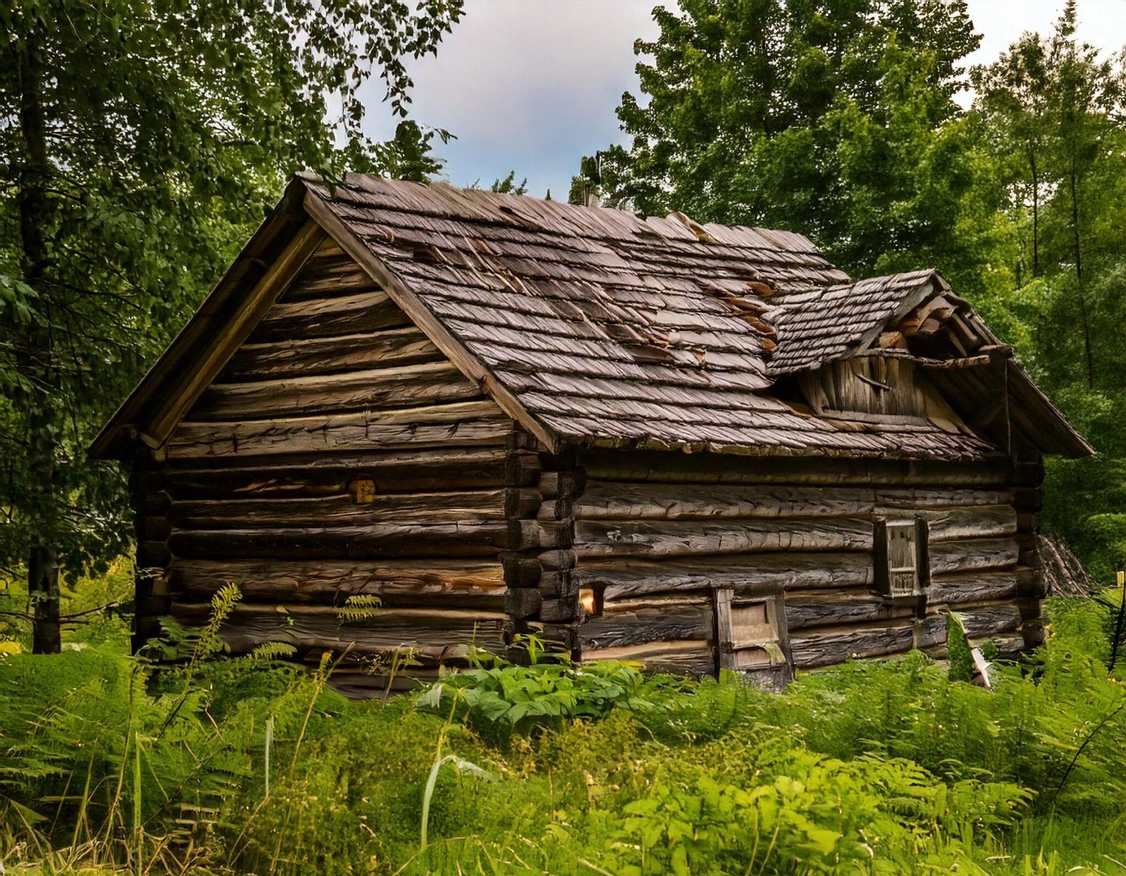 What Is Log Cabin Chinking - A Recipe Using Traditional Materials ...