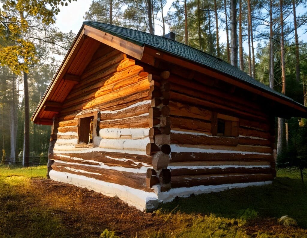 What Is Log Cabin Chinking - A Recipe Using Traditional Materials ...